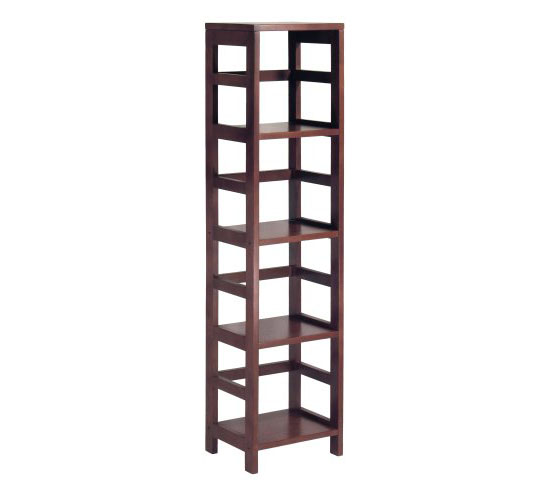 Wood Narrow Shelving Unit From Winsome – Modern Home Decor Wood Narrow Shelving Unit From Winsome – Modern Home Decor